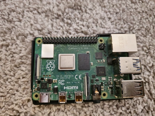 RASPBERRY PI 4 Model B, 4GB DDR4 RAM Single Board Computer (RPI4-MODBP ...