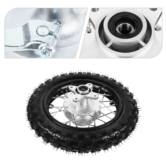 10& REAR WHEEL Rim Tire Assembly 50cc 70cc 110cc Dirt Bike CRF DRZ70 ...