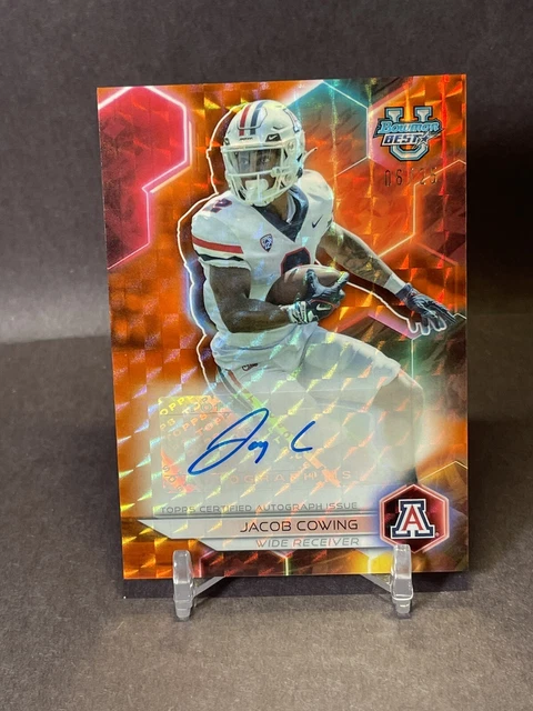 JACOB COWING ARANCIONE Auto /25 2023 Bowman Best U Arizona Wildcats EUR ...