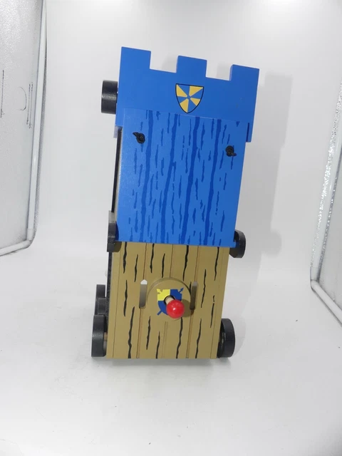 PAPO CASTLE 12& Siege Tower Batering Ram Catapult Wooden Toy £31.01 ...