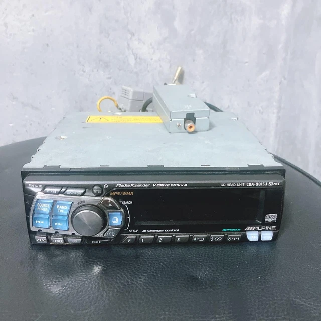 ALPINE CDA-9815J CD Car Audio tutte le funzioni testato solo unità ...