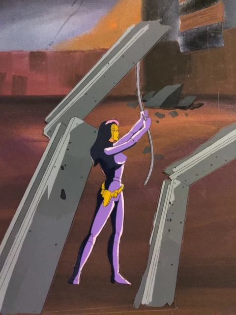 X-MEN ANIMATION CEL Marvel Comics production art cartoons Friends of ...