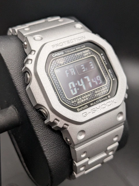 CASIO G-SHOCK SQUARE GMW-B5000 Custom Mod Full Metal Cerakote Ceramic ...