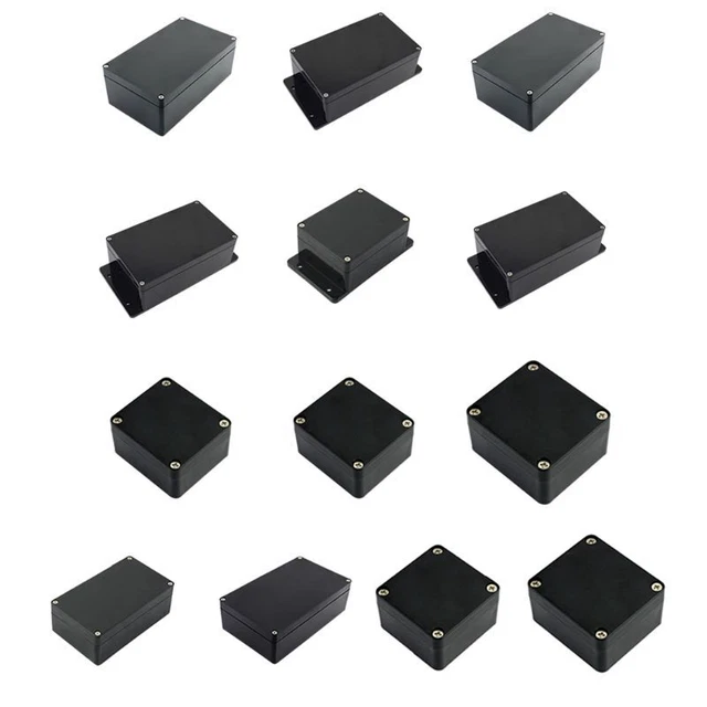PLASTIC JUNCTION BOX Power Enclosure Box Electronic Project for Case ...
