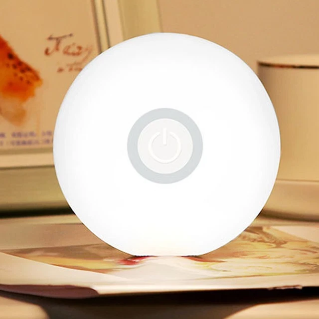 RECHARGEABLE LED TOUCH Nightlight with Magnetic Mount for Bedroom or ...