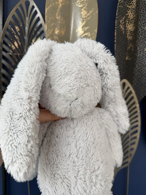 MARKS & SPENCER M&S 35cm GREY MIX BUNNY RABBIT BABY SOFT TOY COMFORTER ...