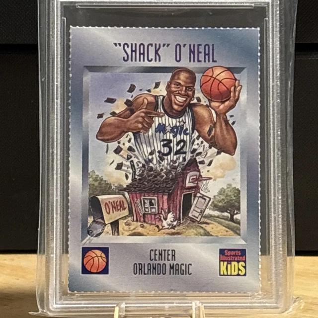 SHAQ RARE SI For Kids 1995 Shaquille O’neal Shack Orlando Magic Psa 6 ...