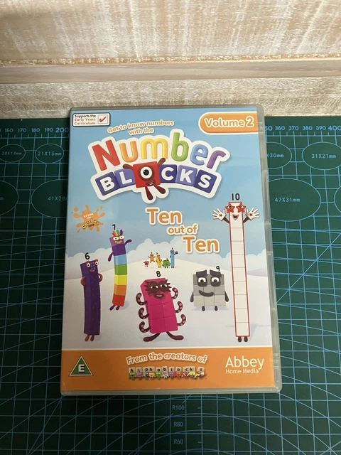 NUMBERBLOCKS TEN OUT Of Ten Vol 2 DVD - Number Blocks *RARE* Very Good ...