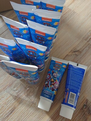 PAW PATROL 75ML X 12 Toothpaste - Nickelodeon - FRUIT FLAVOUR Flavour ...