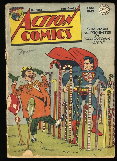 ACTION COMICS #104 P 0,5 (qualifié) Prankster ! Lois Lane ! DC Comics ...