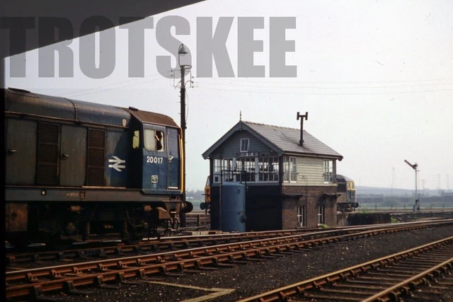 35MM SLIDE BR British Railways Diesel Loco Class 20 20017 Moor Road ...