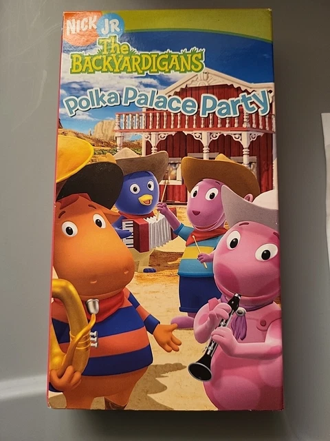 THE BACKYARDIGANS VHS - Polka Palace Party Tape Nick Jr Nickelodeon ...