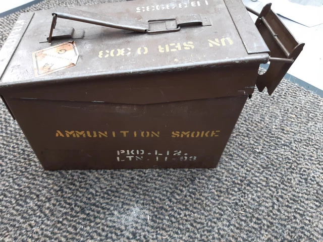 BRITISH ARMY SIGNALS flare munitions ammo box £17.50 - PicClick UK
