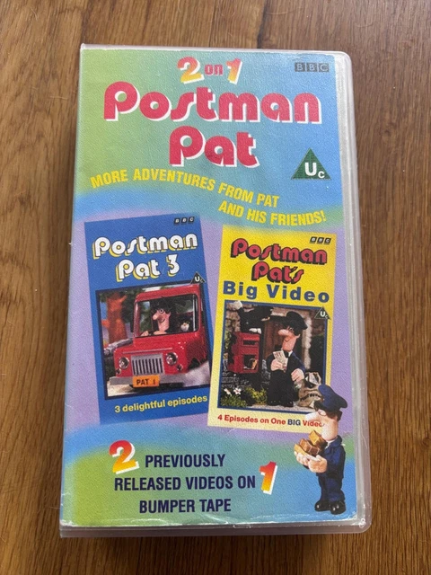 POSTMAN PAT 2 ON 1 POSTMAN PAT 3 & POSTMAN'S BIG VIDEO VHS VIDEO £16.14 ...