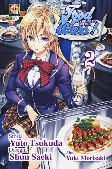 SHUN SAEKI ANNA Specchio Yuki Morisaki Yuto Tsukuda Food wars! (Vol. 2 ...