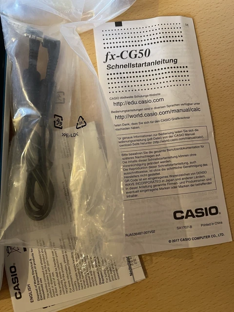 CASIO FX-CG50 GRAFIKRECHNER Programmierbar Farb Display - Mit Zubehör ...