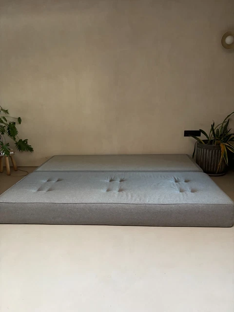 SOFTLINE FRAME DAYBED / Sofa Bed Light Grey - Excellent Cond + Mattress ...
