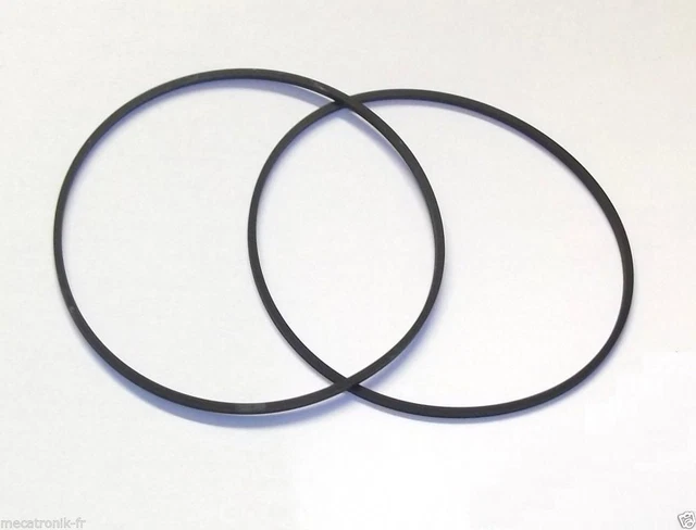 KIT DE 2 courroies pour chargeur tiroir 3 CD Philips MC70 MC70/22 MC-70 ...