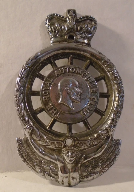 RAC ROYAL AUTOMOBILE Club badge emblem King Edward V11 $20.00 - PicClick CA