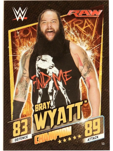 WWE BRAY WYATT Slam Attax Then Now Forever 2015 Champion Wrestling Card 13 Wwf £3.99 - PicClick UK