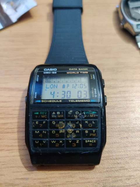 CASIO DBC-62 RARE Vintage Casio Watch Databank Casio Watch £49.95 ...