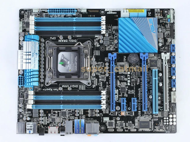 ASUS P9X79 LGA 2011 Socket R Motherboard Intel X79 ATX DDR3 USB3.0 £212 ...