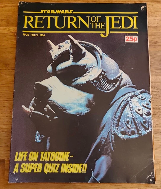 COMIC - STAR Wars Return Of The Jedi Marvel UK Comic Magazine 1984 No ...