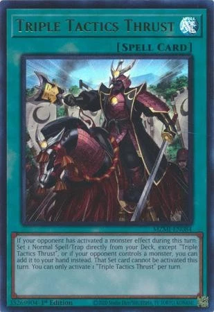TRIPLE TACTICS THRUST MZMI-EN084 Ultra Rare Unlim £16.31 - PicClick UK