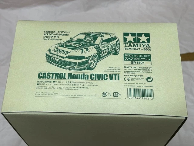 CASTROL HONDA CIVIC VTI body parts set! £139.26 - PicClick UK