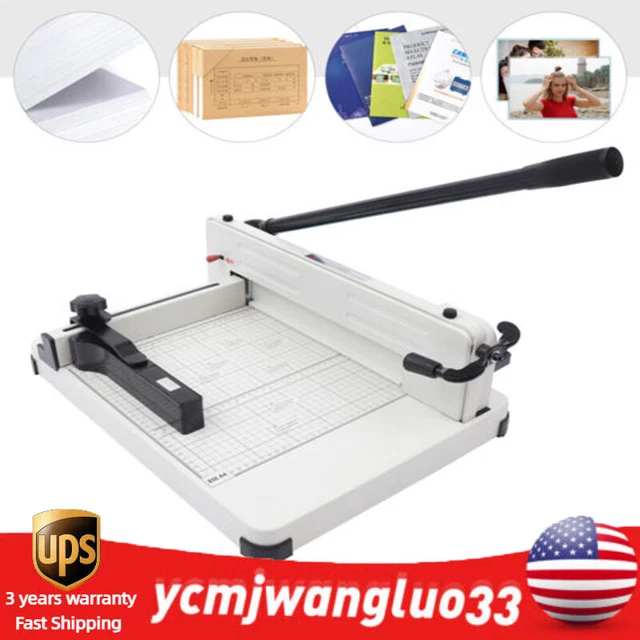 PAPER CUTTER 400 Sheets Commercial Heavy Duty Guillotine Paper Trimmer ...