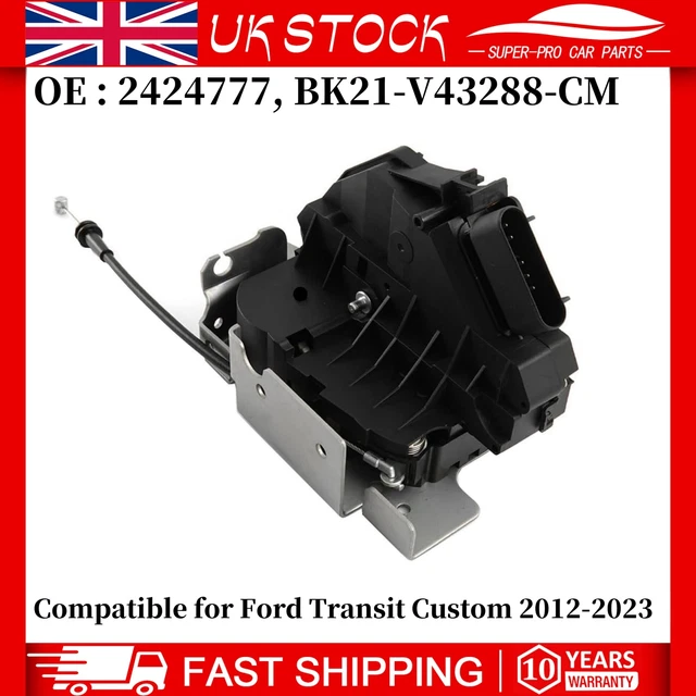 REAR DOOR LOCK Mechanism Latch For Ford Transit Custom Low Roof 2424777 ...