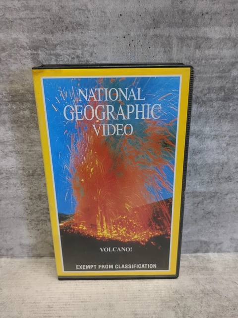 NATIONAL GEOGRAPHIC -VOLCANO VHS Movie Video Cassette Tape $20.90 ...