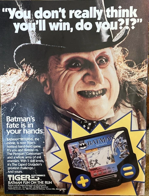 BATMAN RETURNS OFFICIAL Movie Souvenir Magazine (USA) Topps 1992 £15.07 ...