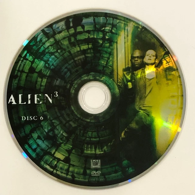 ALIEN 3 DVD Disc 6 20th Century Fox Sci-Fi Horror Movie Single Disc ...