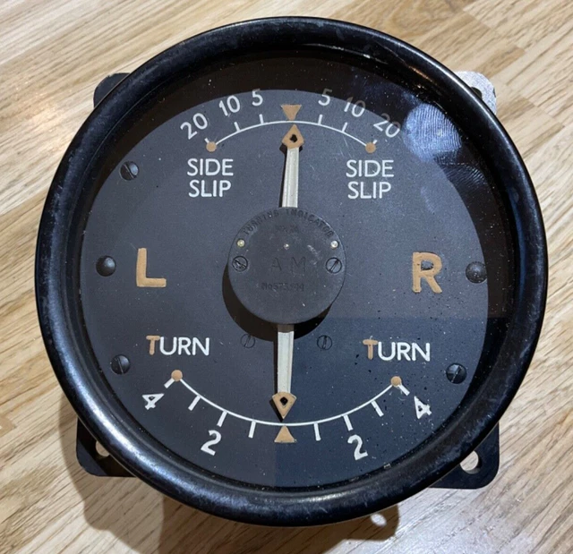 WW2 RAF AIRCRAFT Mk1A Turn And Slip Indicator - Spitfire, Hurricane ...