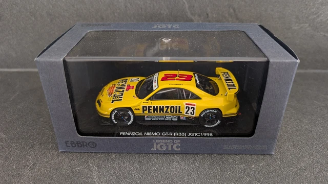 PENNZOIL NISMO SKYLINE R33 GT-R, champion JGTC 1998, Ebbro 1/43 EUR 79 ...