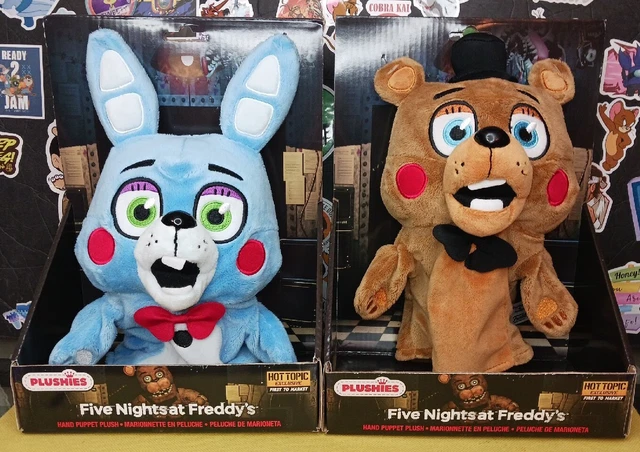 FIVE NIGHTS AT Freddy's Plushies Hand Puppet Toy Freddy & Toy Bonnie ...
