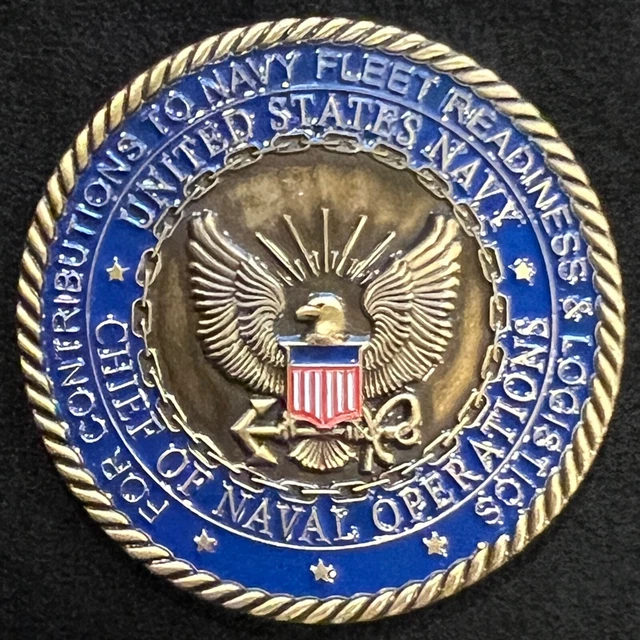 US NAVY CHIEF of Naval Operations Challenge Coin $14.99 - PicClick