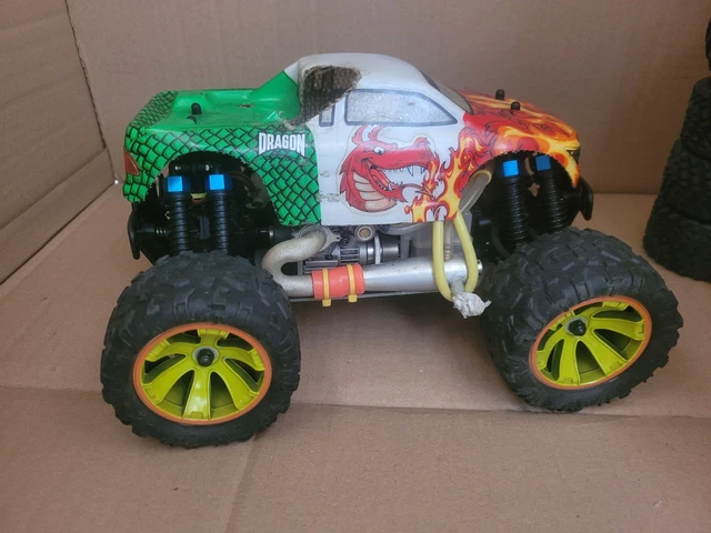 MICRO NITRO RC Monster Truck, Upgraded, 1/16 £110.91 - PicClick UK