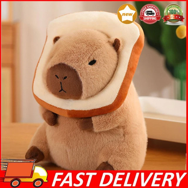 CAPYBARA PLUSH TOY Cute Capybara Stuffed Animal (Bread Capybara 40cm) £ ...