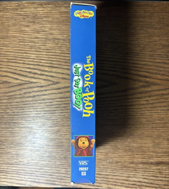 THE BOOK OF Pooh Just Say Boo (VHS,2002) Playhouse Disney Halloween $49 ...