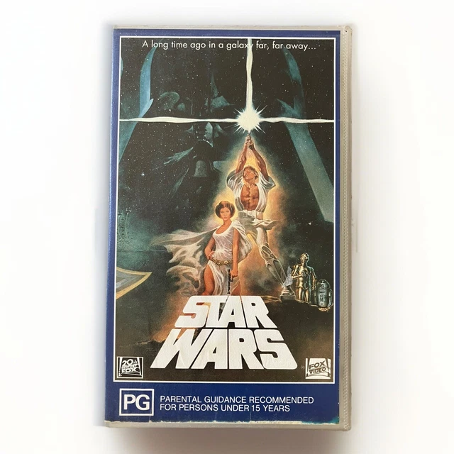 STAR WARS VHS 20TH CENTURY FOX CULT 70s SCI-FI VIDEO TAPE RELEASED 1992 $39.99 - PicClick AU