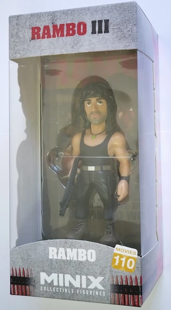MINIX FIRST BLOOD III Collectible Figurine Rambo n.110 Movies Statuetta ...