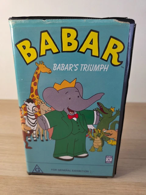 BABAR - BABAR'S Triumph VHS PAL ABC Kids Video Tape Cartoon Series ...