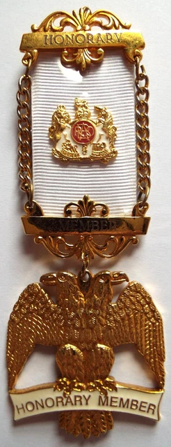 STUNNING RAOB HONORARY MEMBERS Jewel Royal Antediluvian Order of ...
