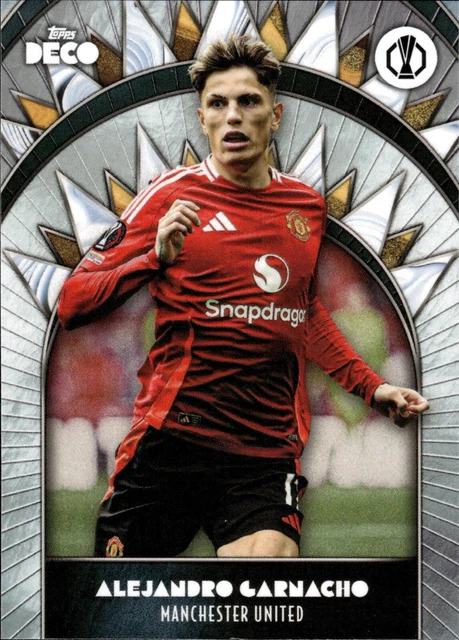 ALEJANDRO GARNACHO MANCHESTER United 2024/25 Topps Deco UCC £2.70 ...
