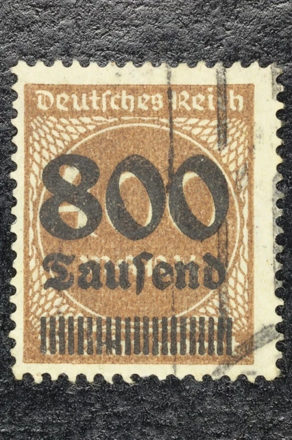 TIMBRE POSTAL. ALLEMAGNE. 800 marks utilisés. Timbre-poste. Allemagne ...