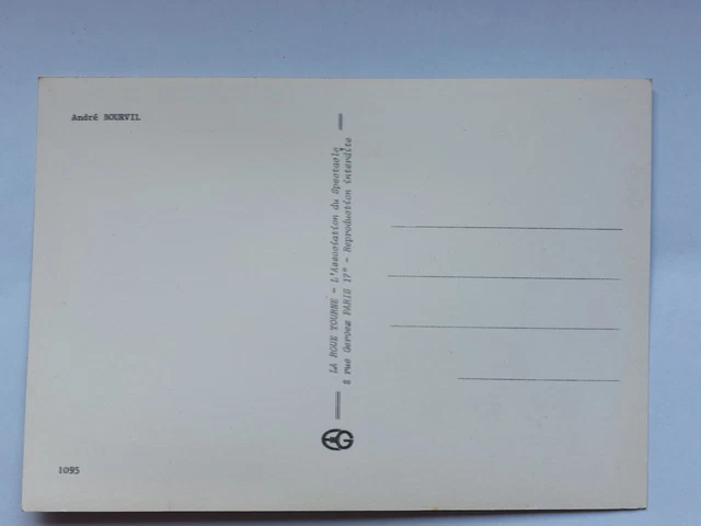 ANCIENNE CARTE PHOTO de Bourvil avec signature "Merci ! " Très Bon État ...