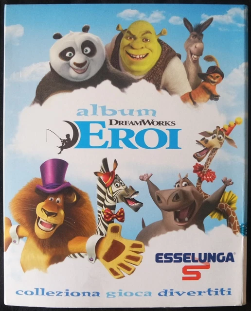 ALBUM COMPLETO DI card Eroi Dreamworks, Esselunga 1-180 EUR 15,00 ...