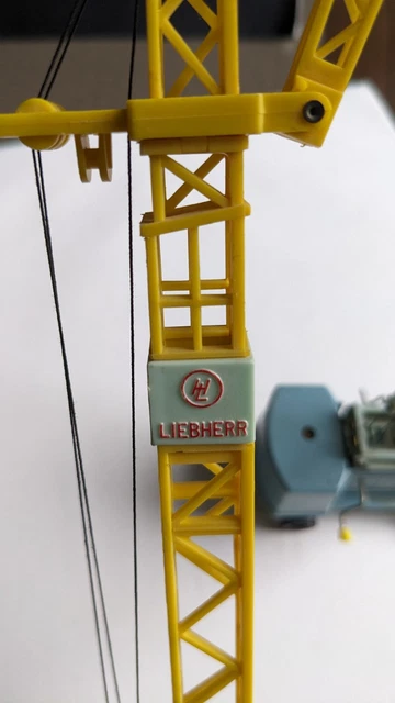 2 X SIKU Liebherr Tower Crane V159 - 1:60 Scale Model - 1960 - unboxed ...